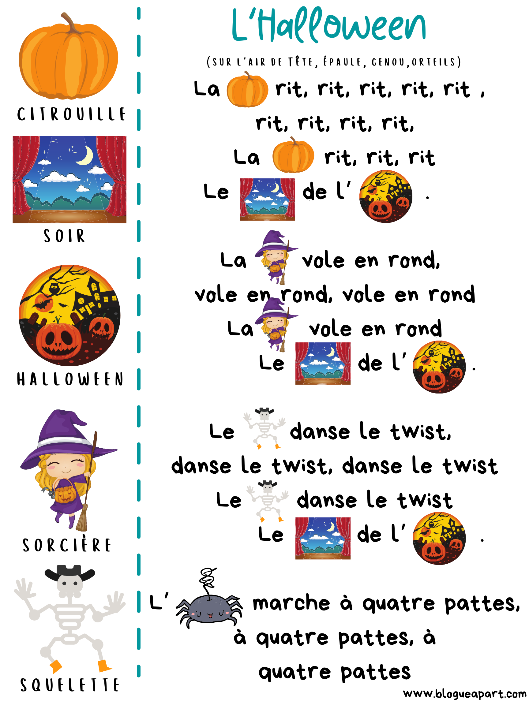 Activités Halloween - Blogue à part