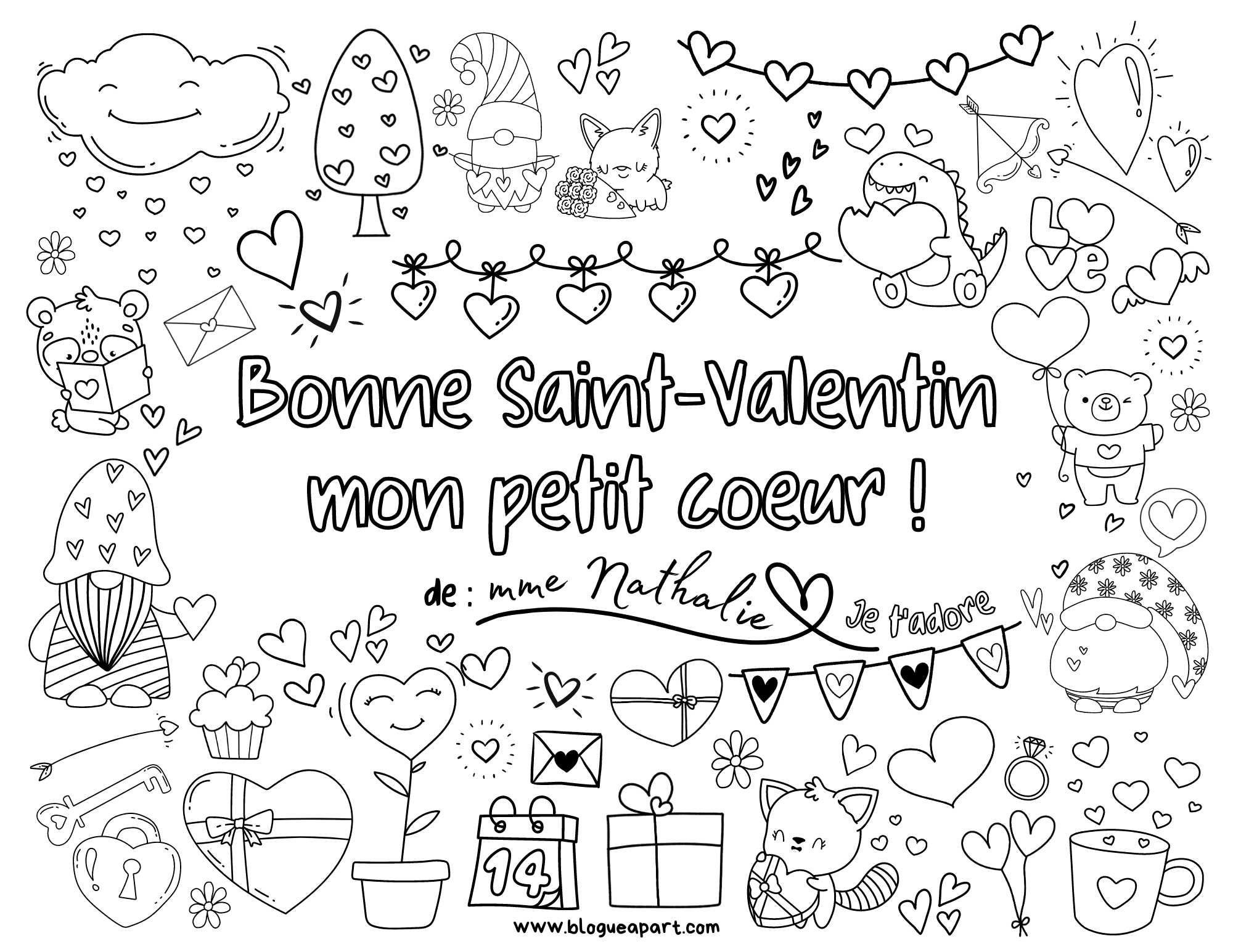 Activités Saint-Valentin - Blogue à part